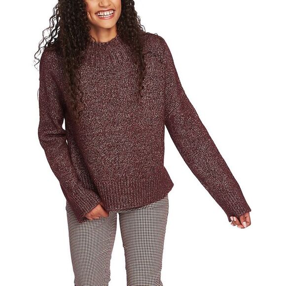 1. State | Sweaters | State Womens Marled Turtleneck Sweater Purple ...